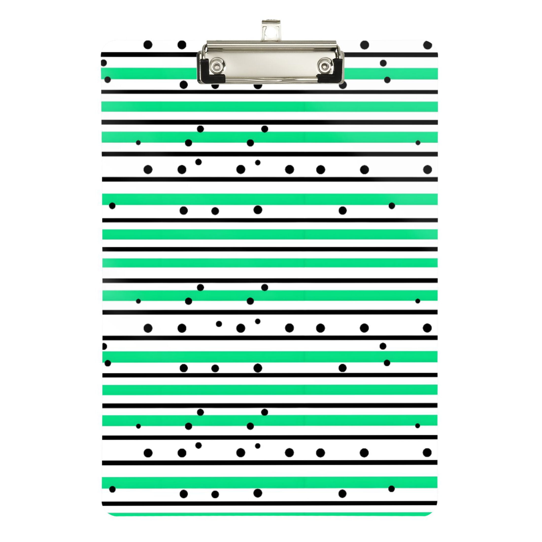 ALAZA Plastic Clipboard A4 Letter Size Decorative Clipboards for ...