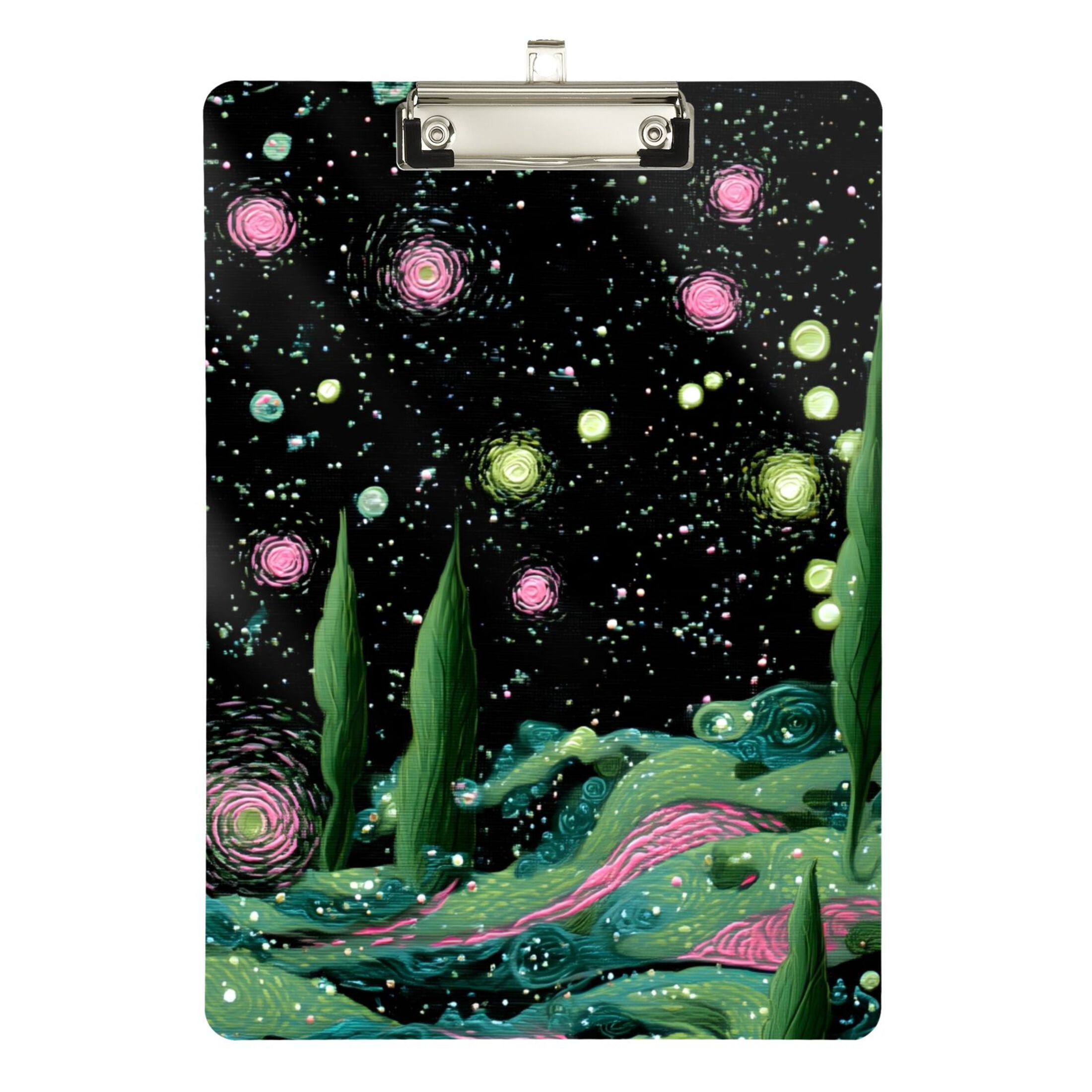 ALAZA Plastic Clipboard A4 Letter Size Decorative Clipboards for ...