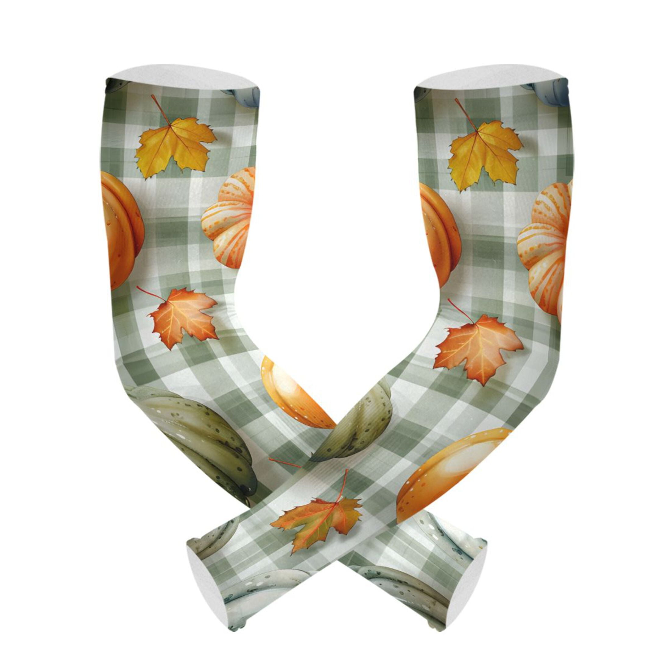 ALAZA Pumpkins Autumn Leaves UV Sun Protection Arm Sleeves UPF 50 ...
