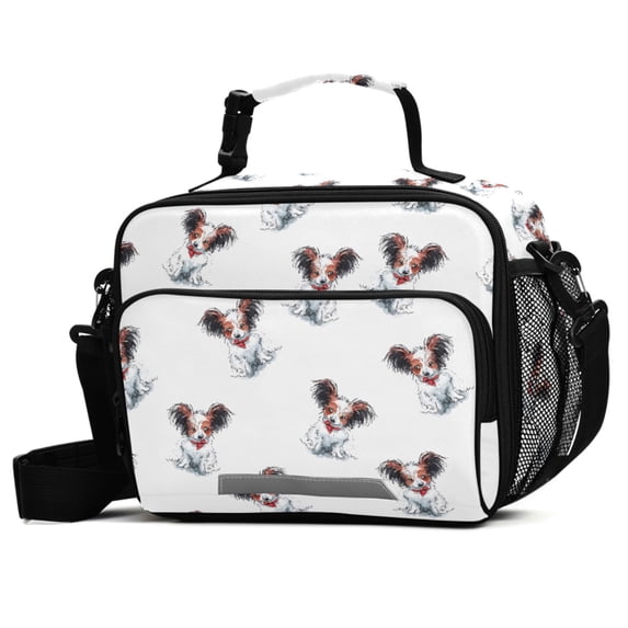 ALAZA Puppy Dog Pattern Lunch Box Insulated Cooler Bag Reusable Tote ...
