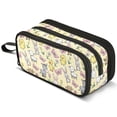 ALAZA Rabbit Horse Sheep Butterfly Pencil Case Bag Large 3 Compartment ...