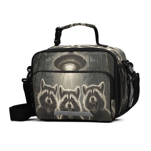 ALAZA Raccoon Forest Lunch Box Insulated Cooler Bag Reusable Tote Bags ...