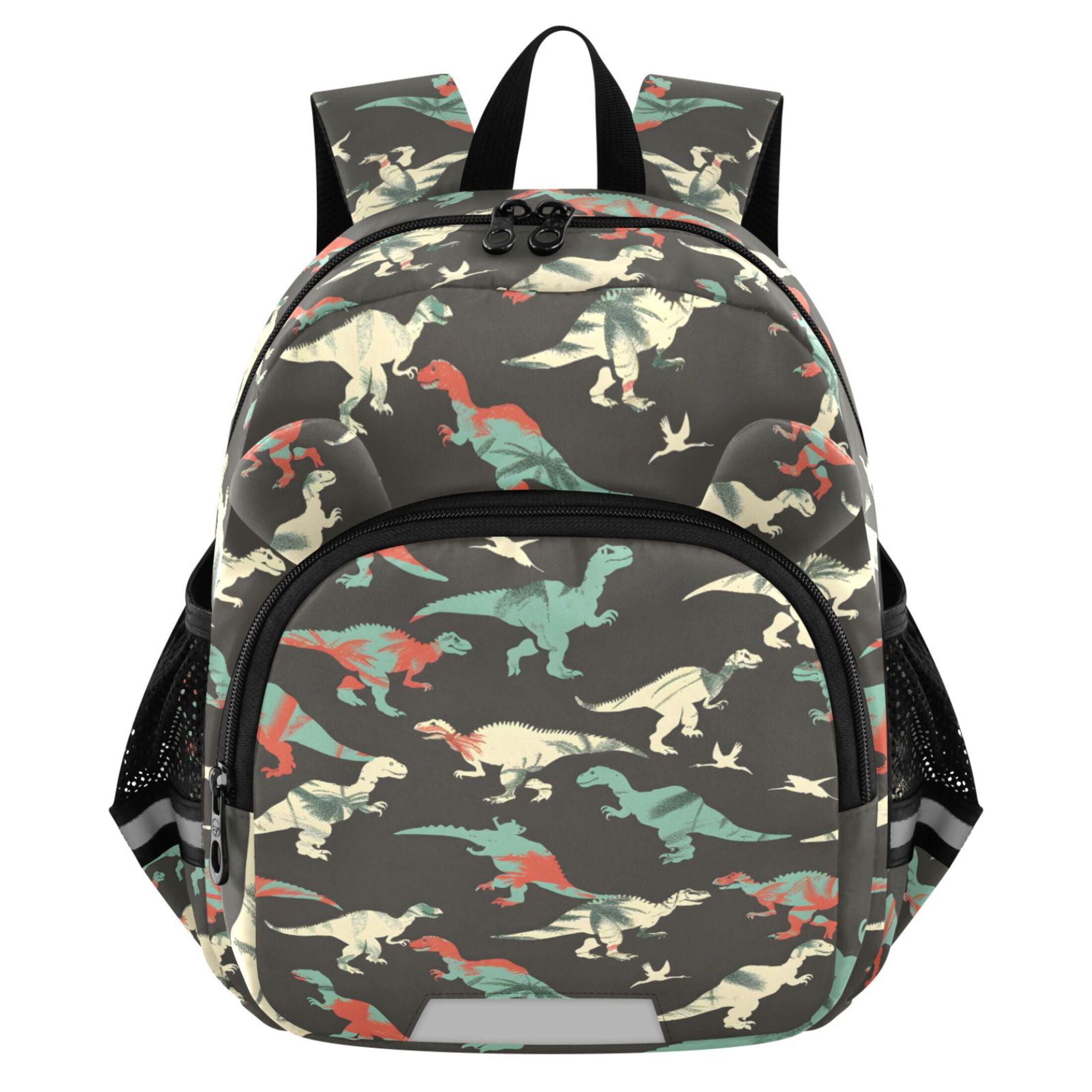 ALAZA Retro Cartoon Dinosaurs Mini Backpack School Bookbag Age 3-7 ...