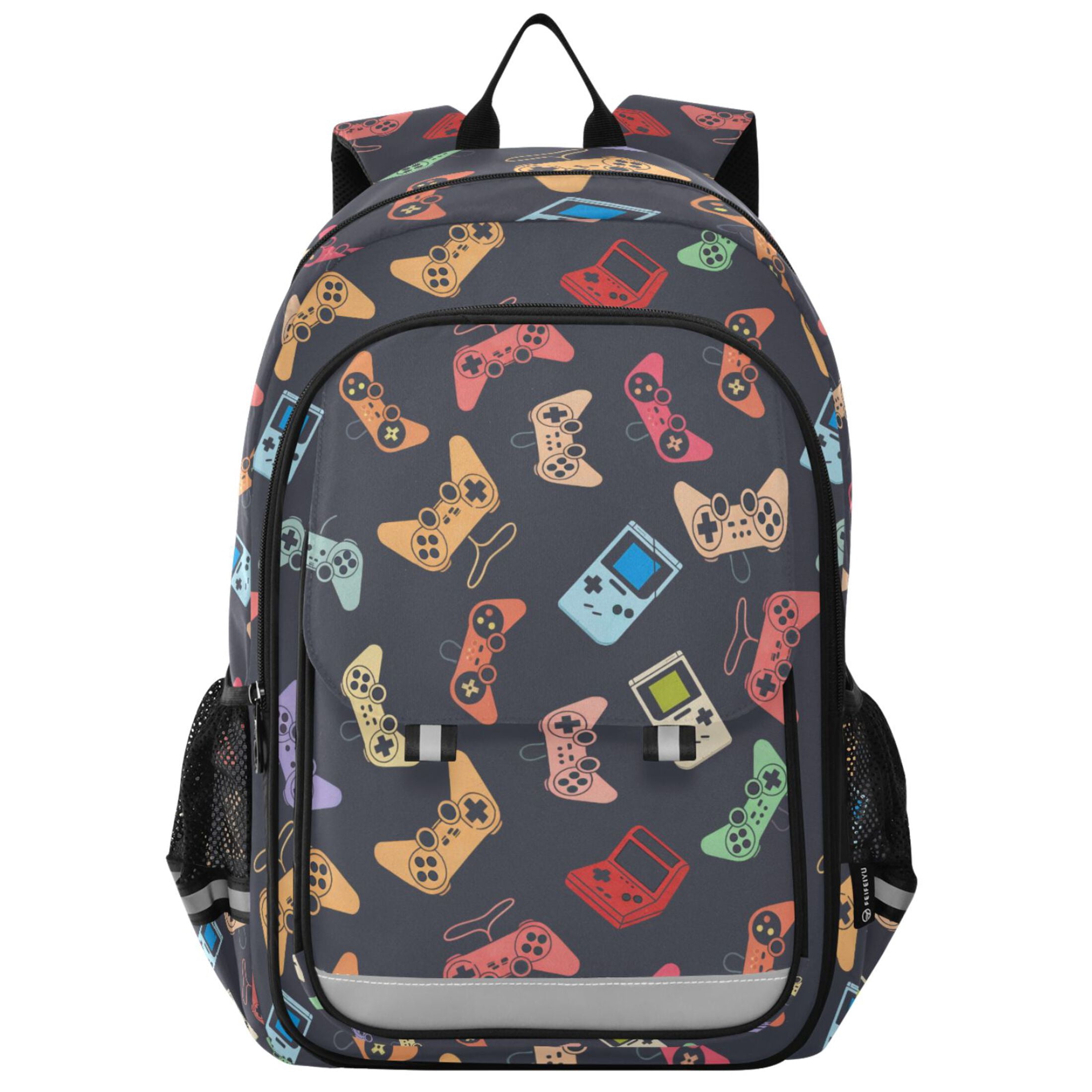 ALAZA Retro Game Controller School Laptop Backpack Travel Bag Casual ...