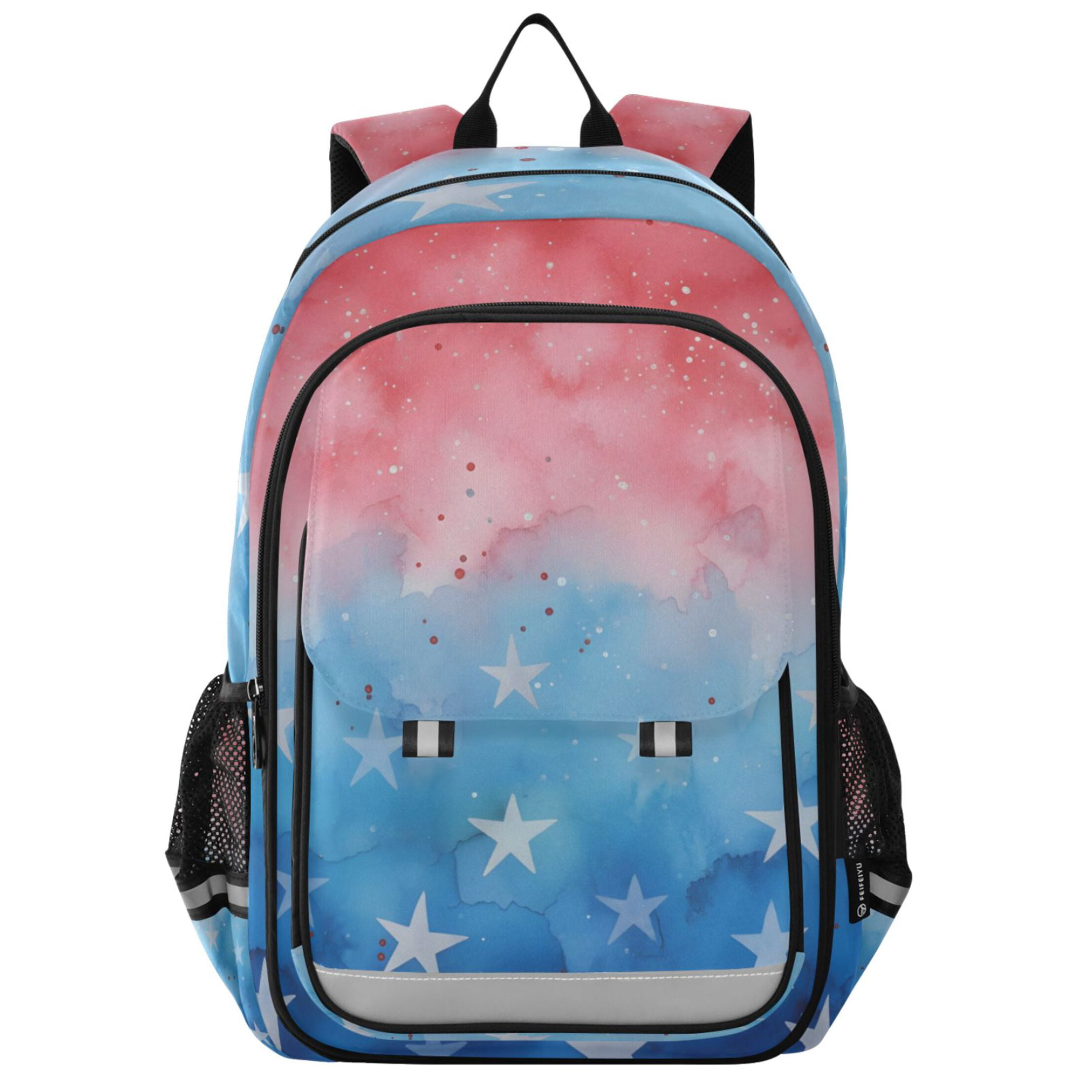 ALAZA Retro Gradient Stars School Laptop Backpack Travel Bag Casual ...