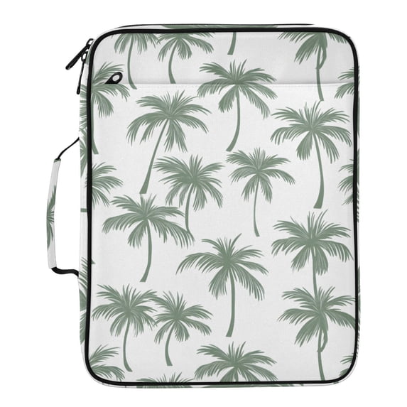 ALAZA Retro Palm Tree Pattern Expanding Accordion File Folder 3 Ring ...