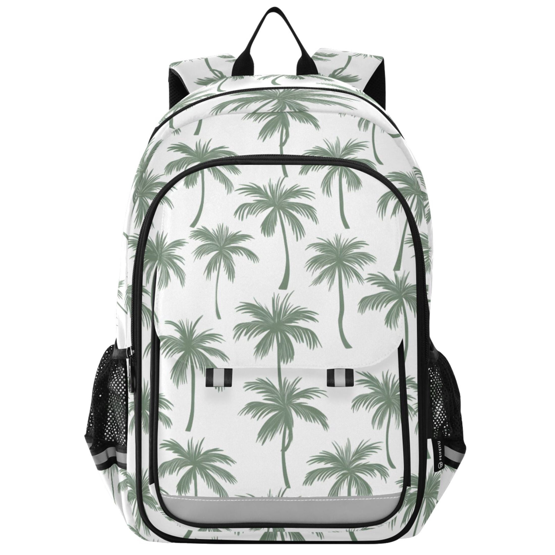 ALAZA Retro Palm Tree School Laptop Backpack Travel Bag Casual Student ...