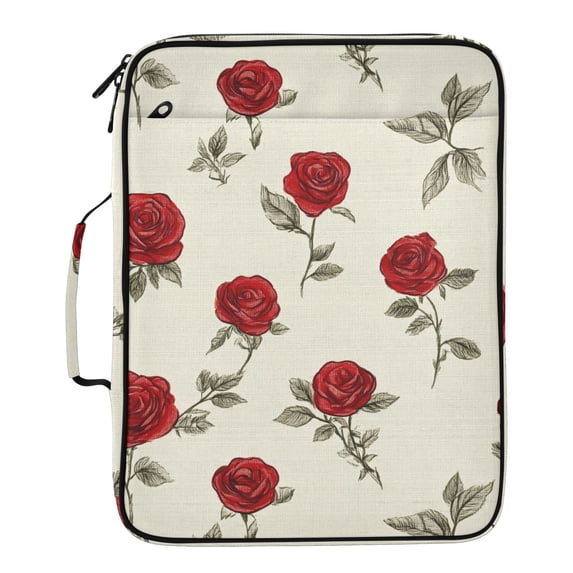 ALAZA Retro Roses Flowers-i6 Pattern Expanding Accordion File Folder 3 ...