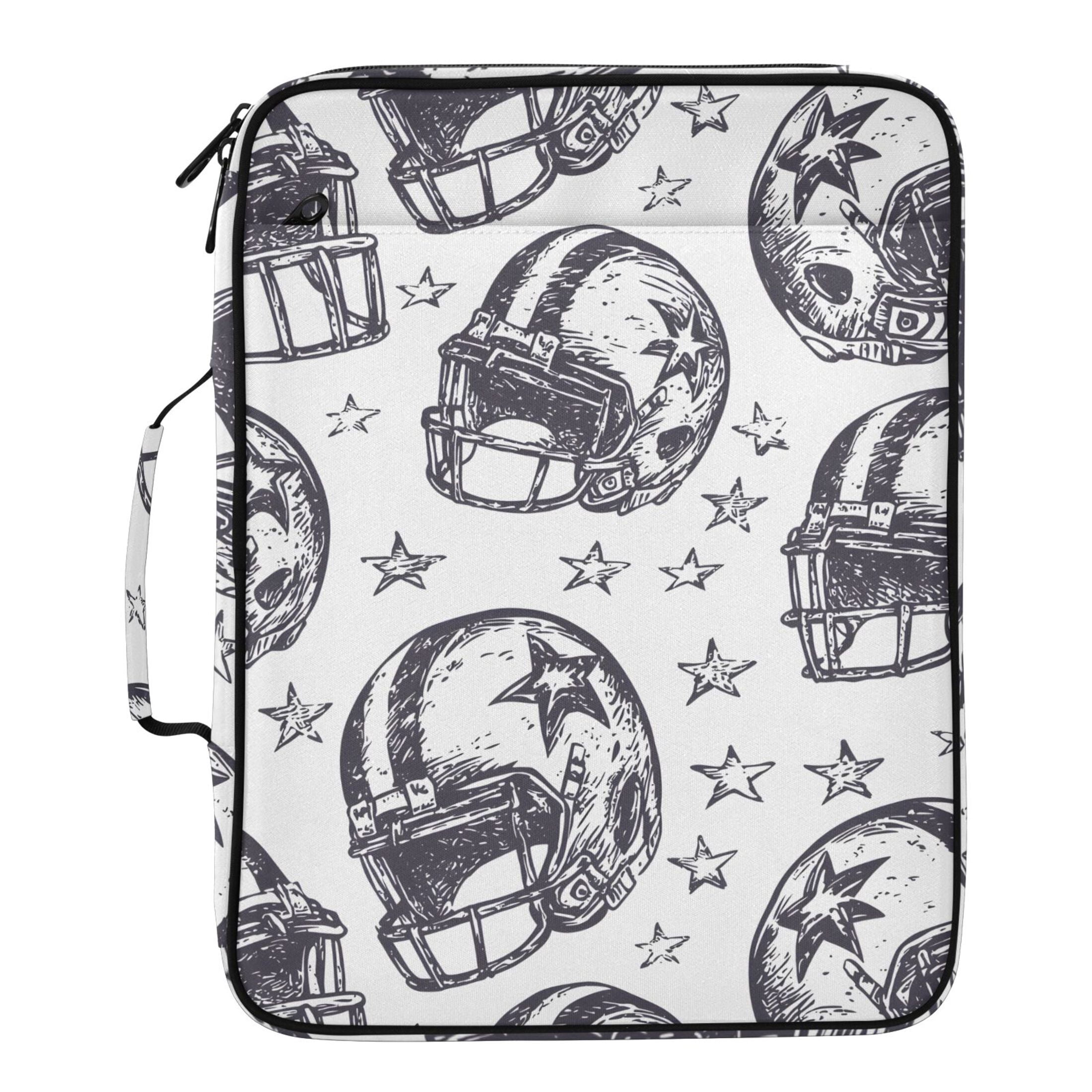 ALAZA Retro Rugby Football Pattern Expanding Accordion File Folder 3 ...