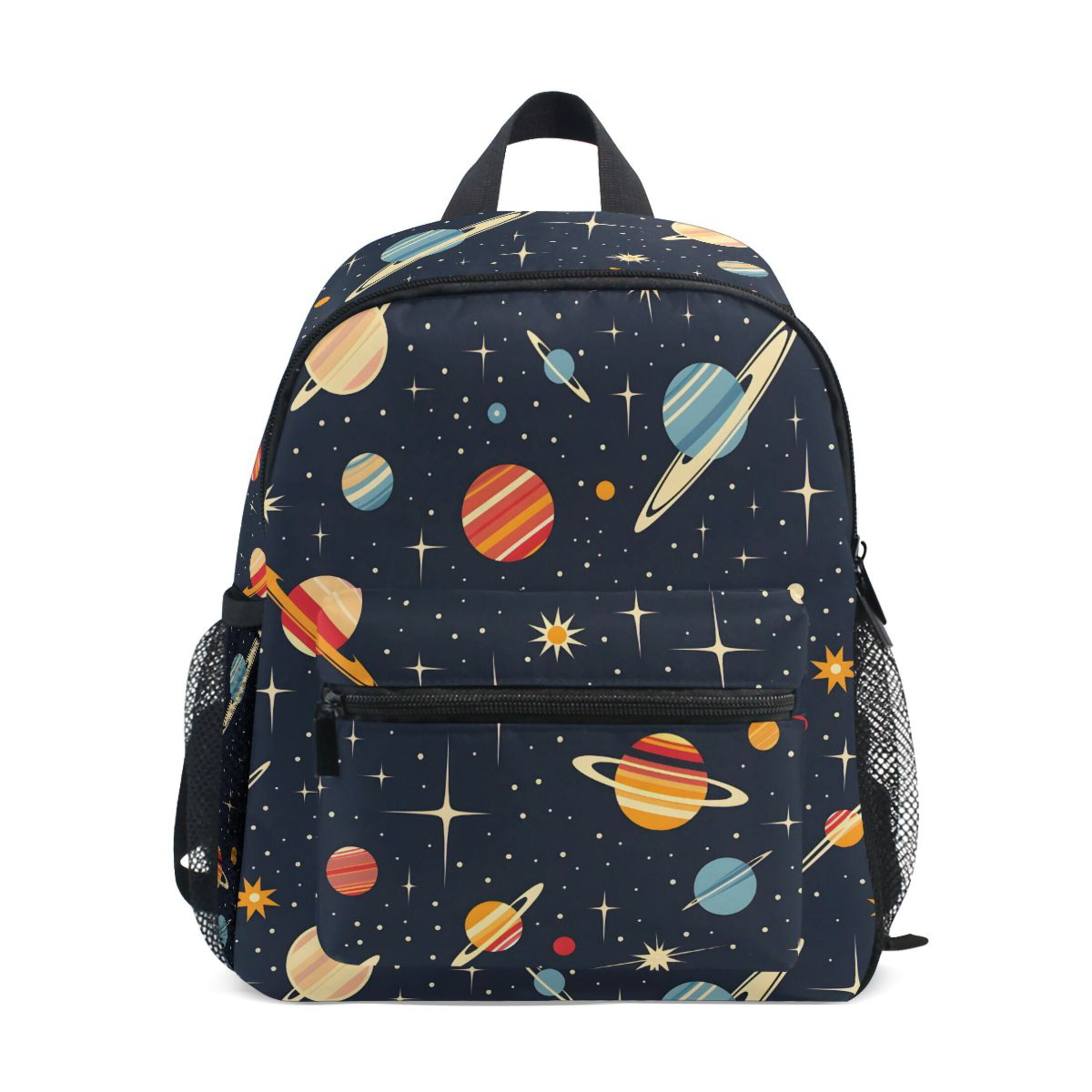 ALAZA Retro Space Planets School Backpack Small Bookbag Mini Bags ...