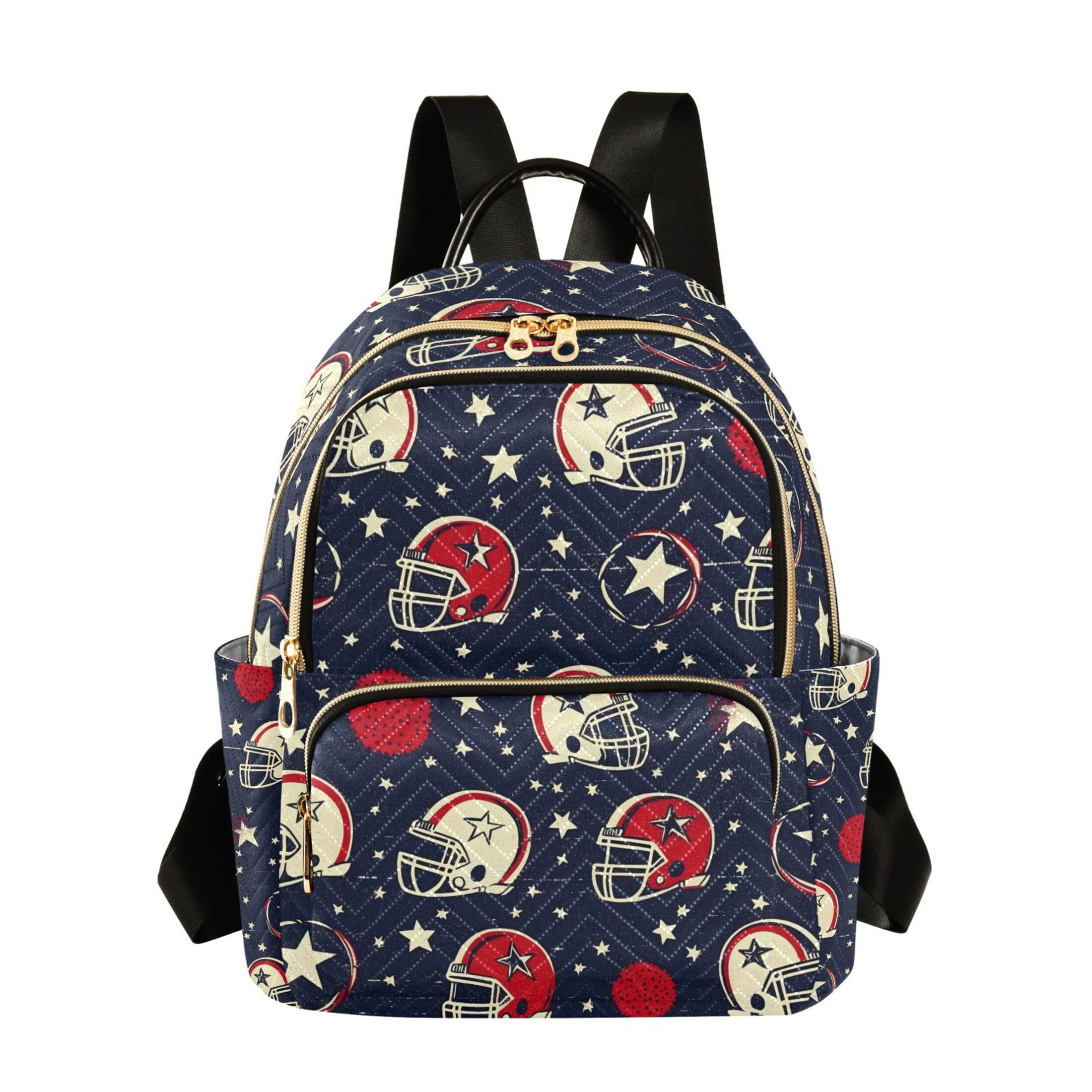 ALAZA Rugby Football Stars Womens Travel Laptop Backpack Large Daypack ...