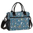 ALAZA Runners Blue Print Cooler Lunch Bag Insulated Reusable Lunch Tote ...