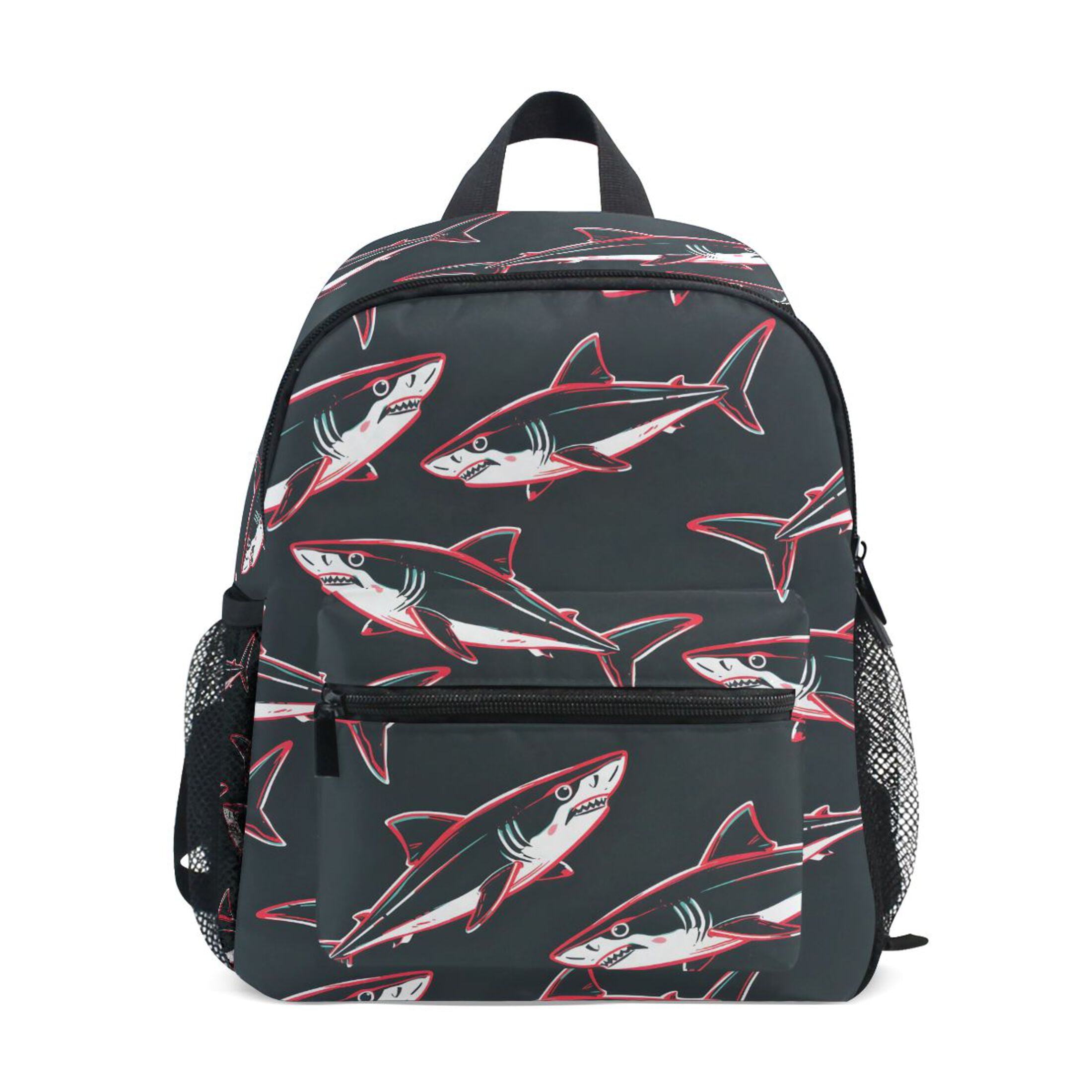 ALAZA Sharks with Red School Backpack Small Bookbag Mini Bags - Walmart.com