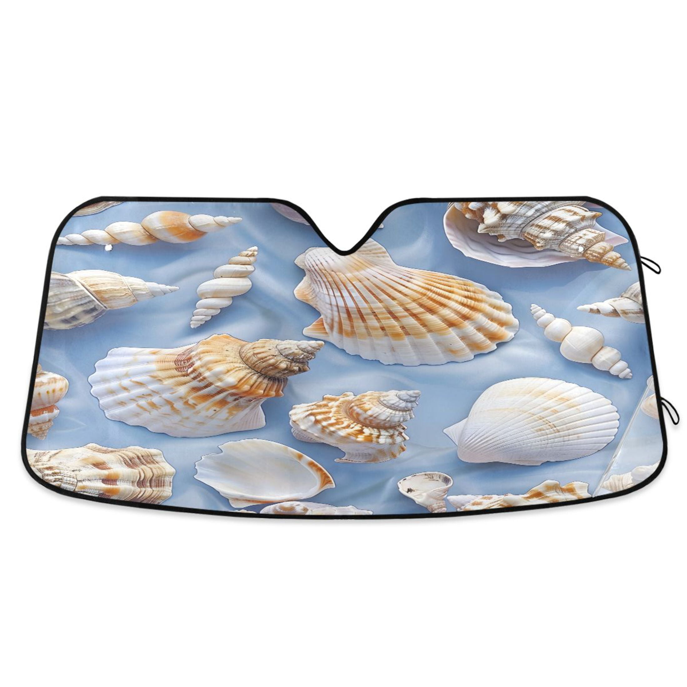 ALAZA Shell Conch Windshield Sun Shade Car Foldable Sun Visor Block UV ...