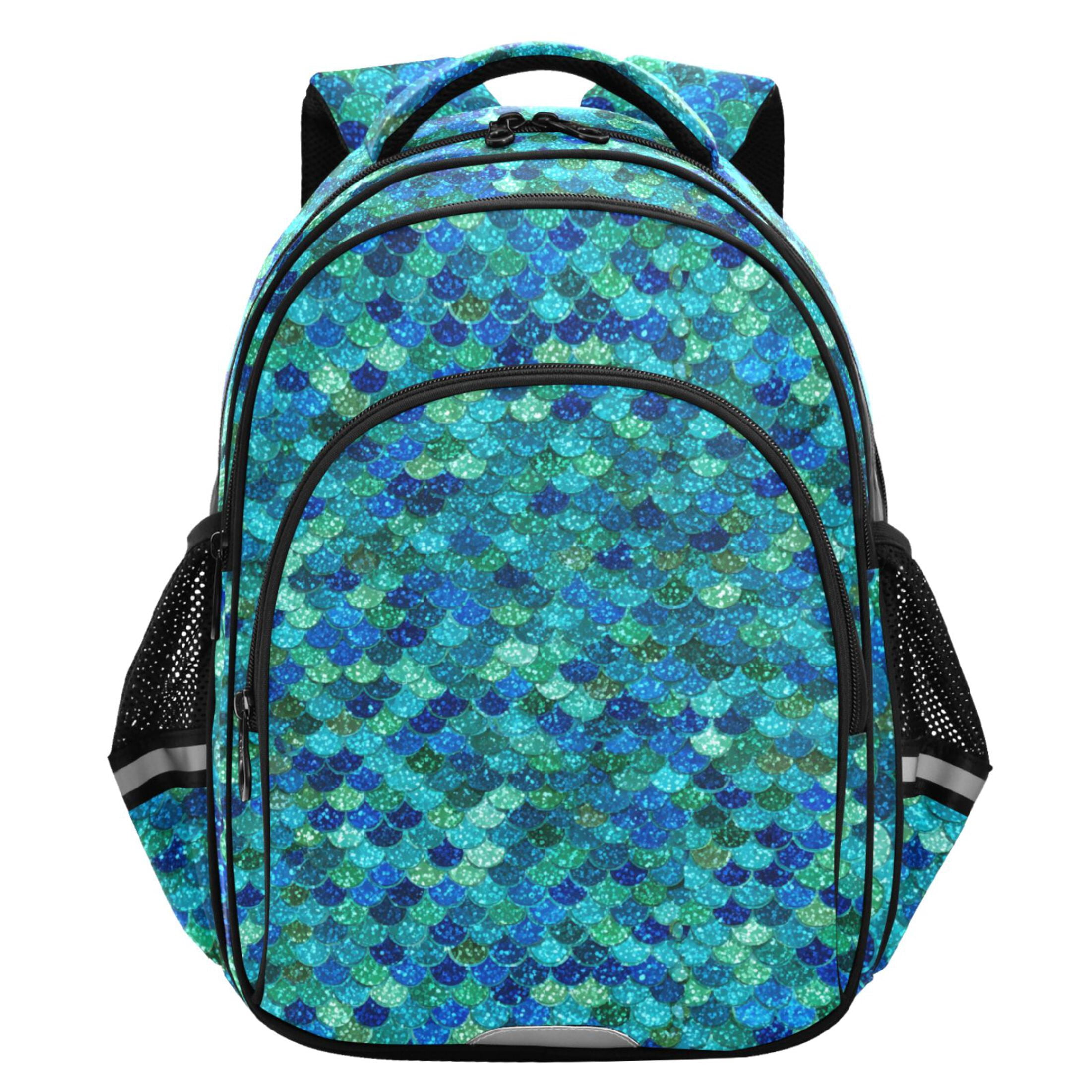 ALAZA Shiny Dragon Scales School Backpack Elementary Bag Student ...