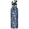 ALAZA Skull with Sunglasses Pattern Stainless Steel Water Bottle Vacuum ...