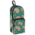ALAZA Sloth on Tree Branch Pencil Case Pen Pouch Stationery Organizer ...