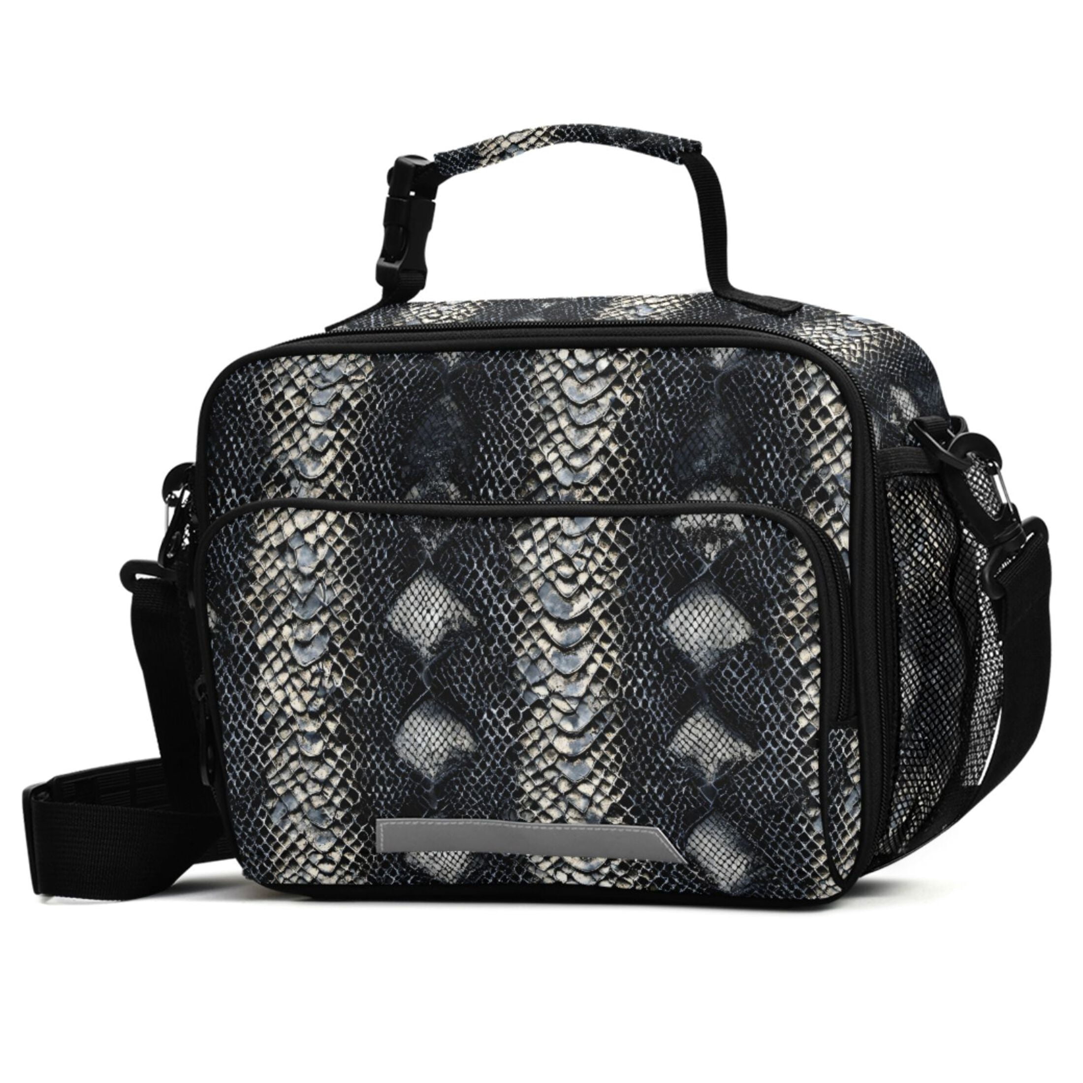 ALAZA Snake Pattern-3 Lunch Box Insulated Cooler Bag Reusable Tote Bags ...