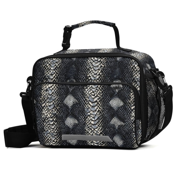 ALAZA Snake Pattern-3 Lunch Box Insulated Cooler Bag Reusable Tote Bags ...
