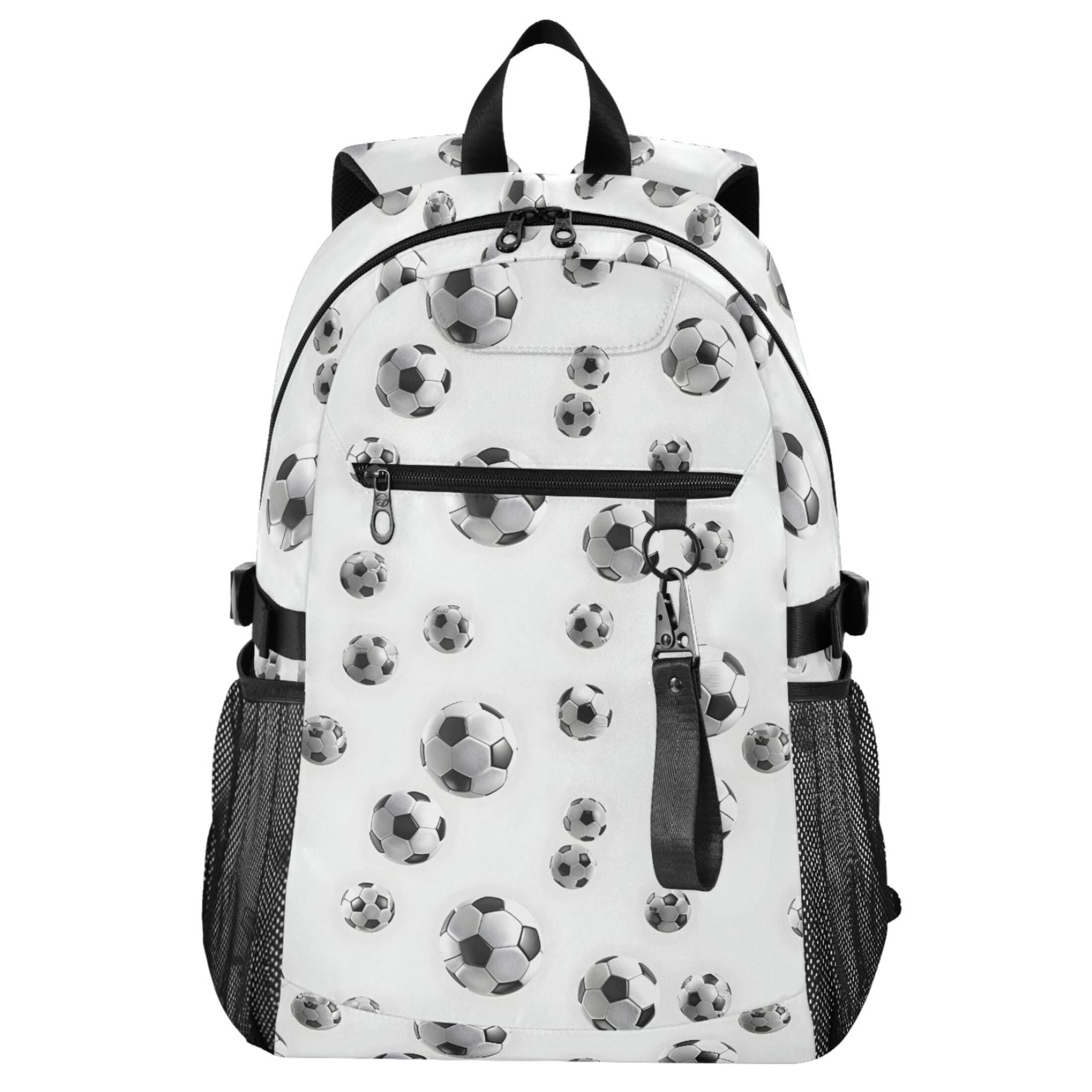 ALAZA Soccer Football Pattern School Backpack Travel Laptop Bag College ...