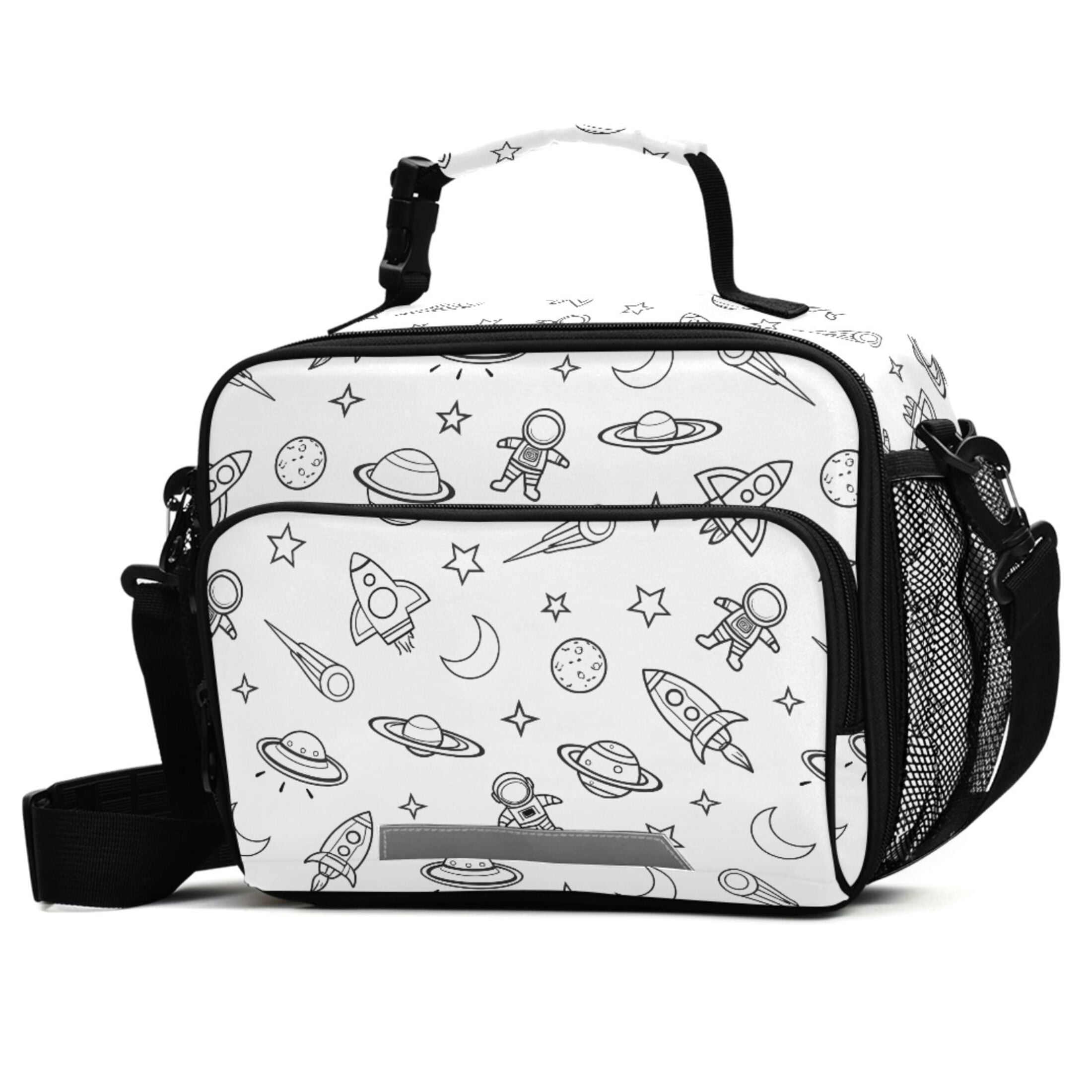 ALAZA Space Galaxy Universe Lunch Box Insulated Cooler Bag Reusable ...