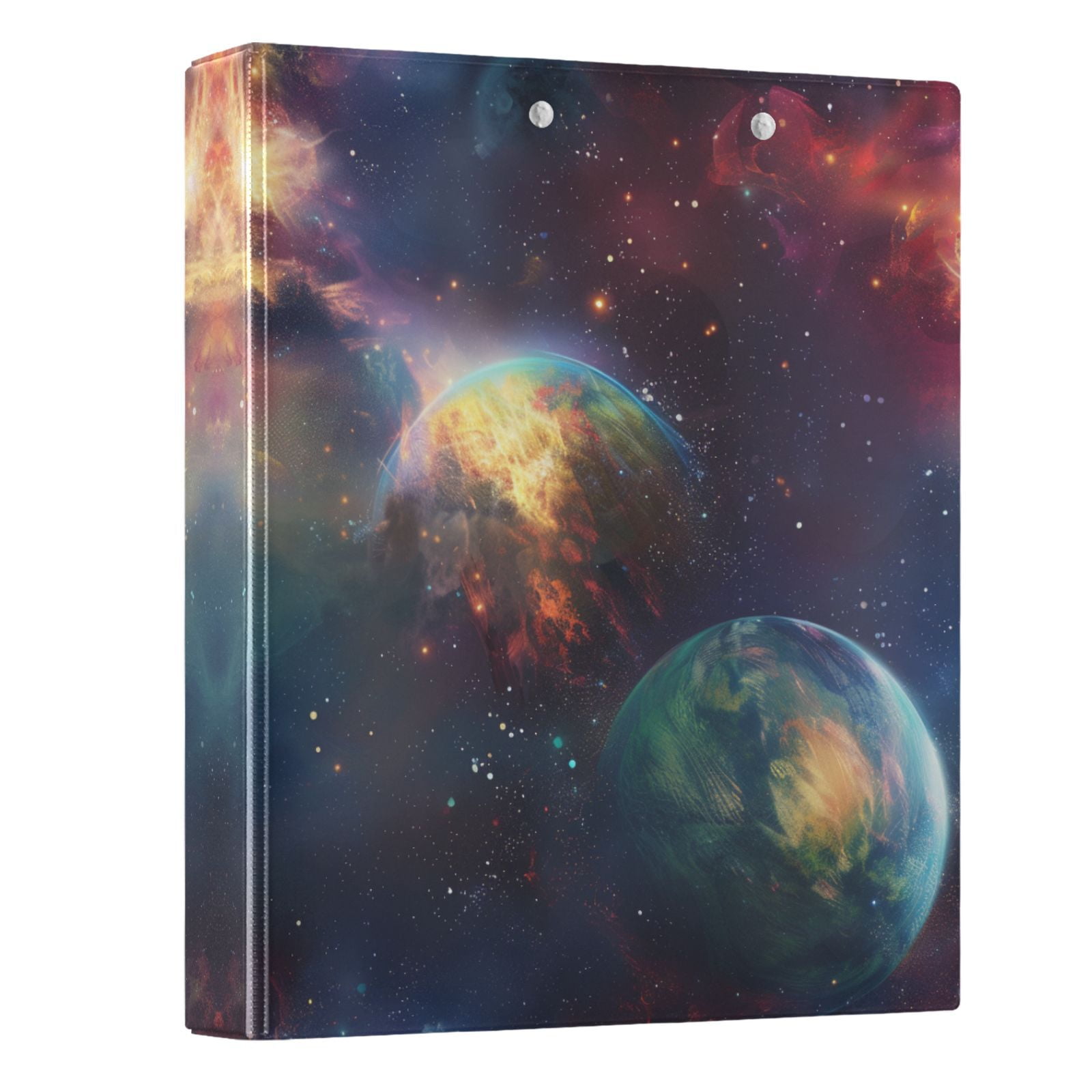 ALAZA Space Planets Nebula 3 Ring Binder 1.5 Inch Three Ring Office ...