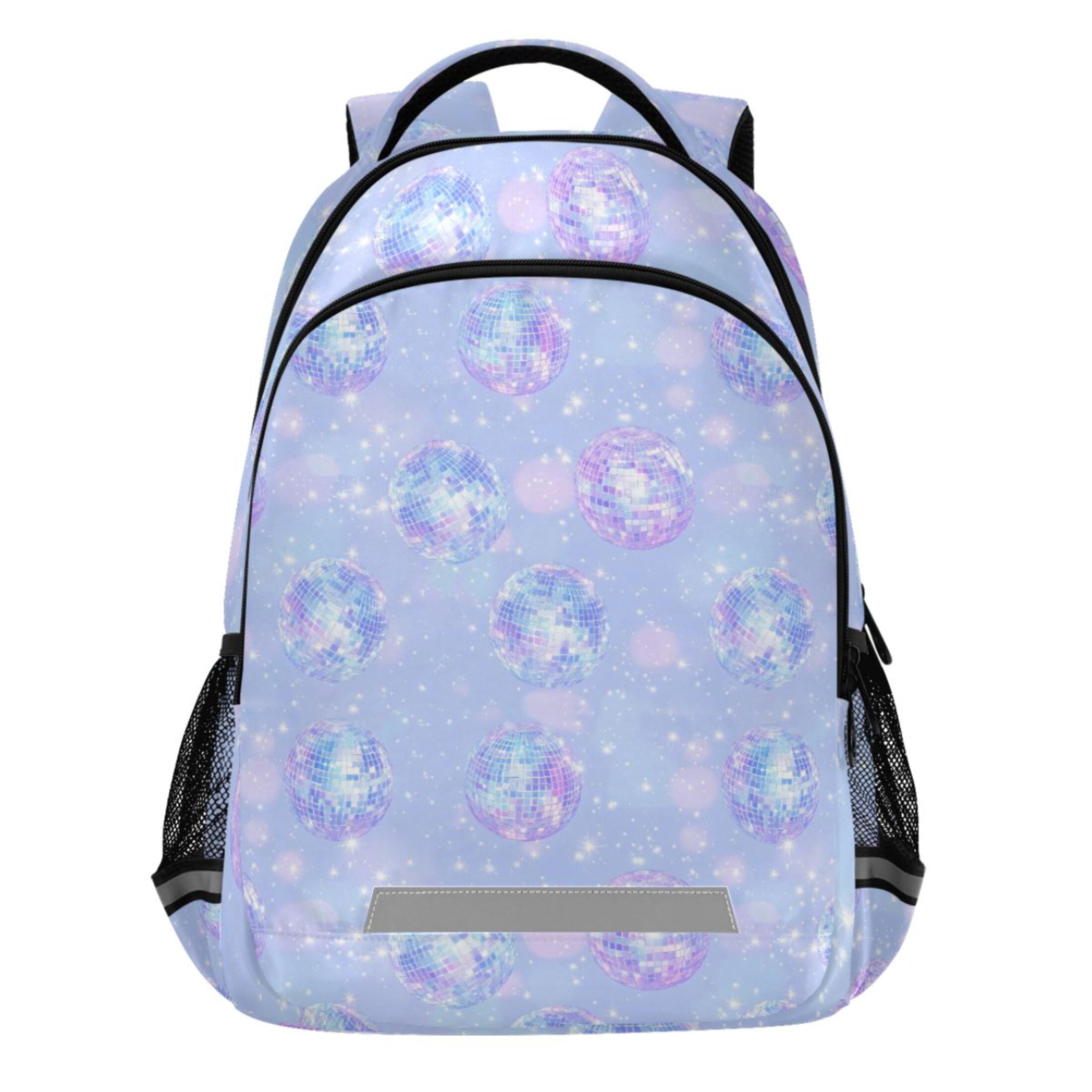 ALAZA Sparkling Disco Balls Pattern Backpack Elementary School Bags ...