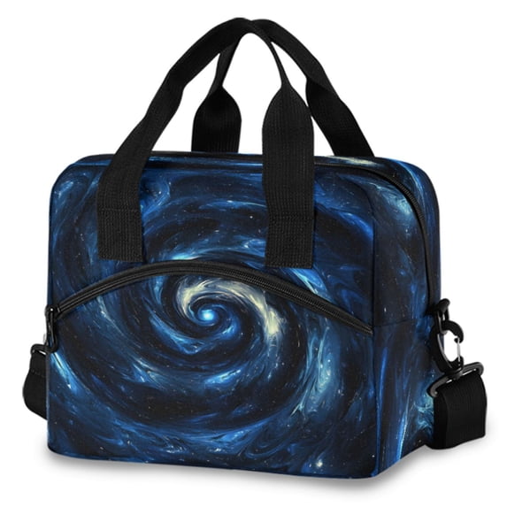 ALAZA Spiral Starry Sky Insulated Lunch Box Large Reusable Cooler Bag ...
