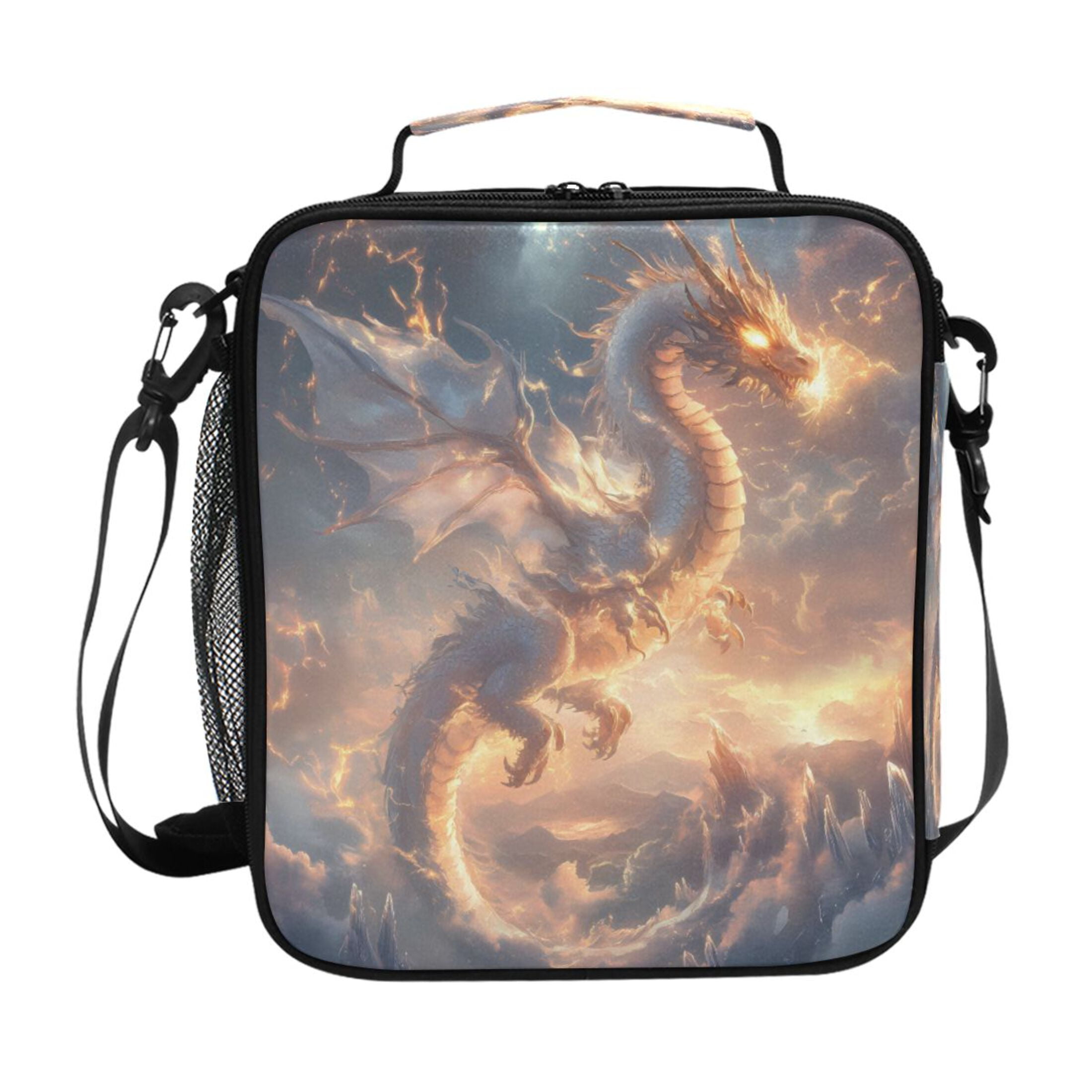 ALAZA Spread Wings Dragon Lunch Box Insulated Lunch Bag Reusable ...