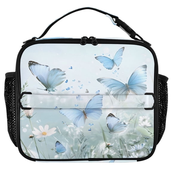 ALAZA Spring Butterfly Insulated Lunch Box Lunch Bag Cooler Tote with ...