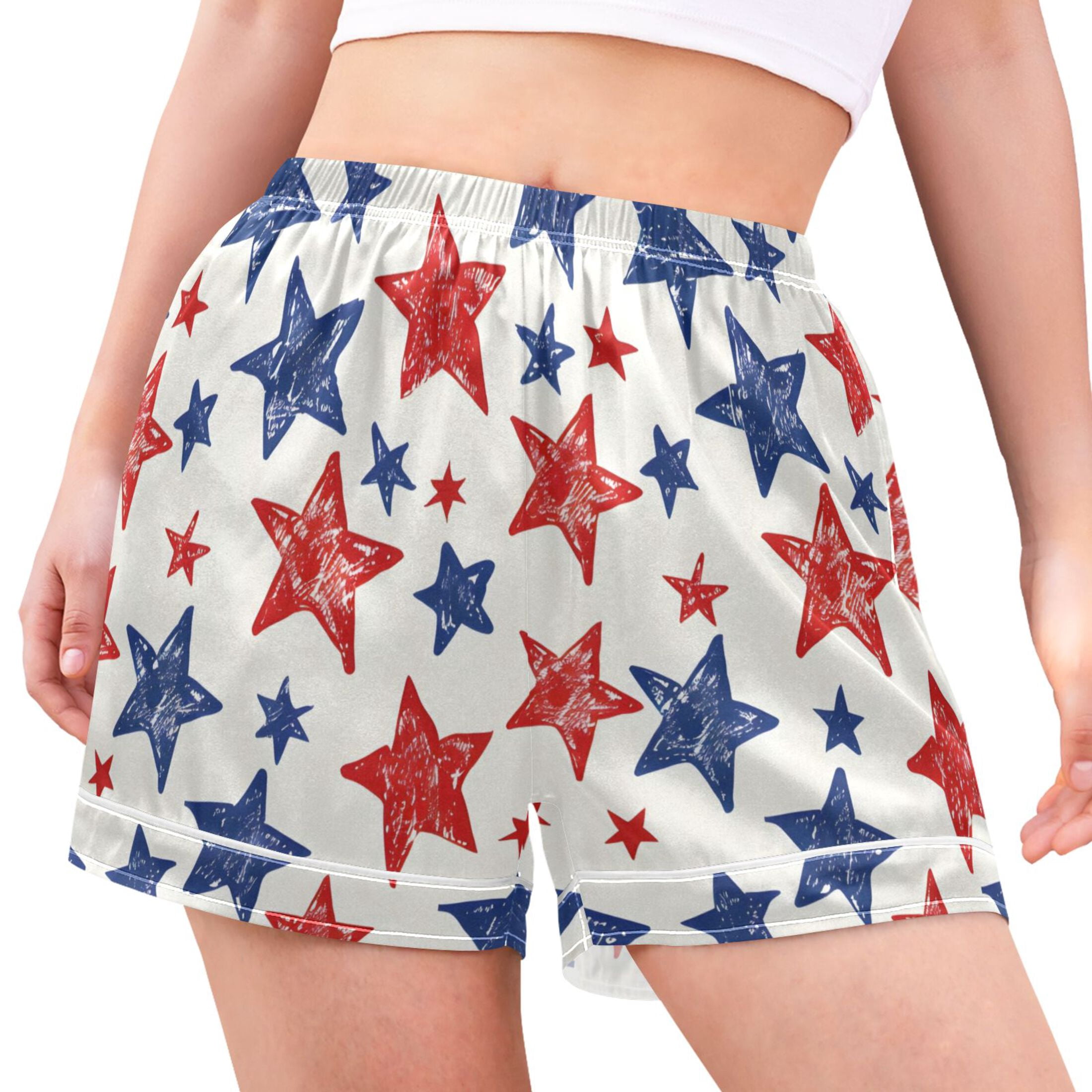 ALAZA Star Women's Pajama Lounge Shorts Bottoms Sleep Short S - Walmart.com