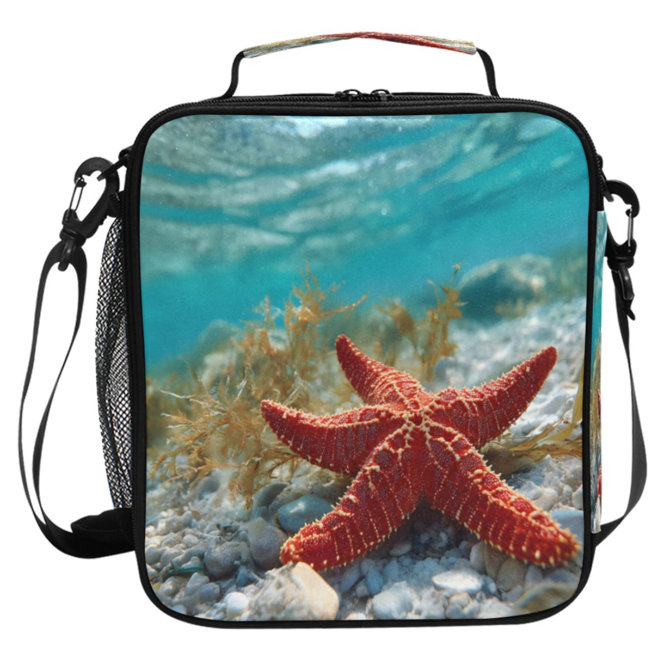 ALAZA Starfish-2 Lunch Box Insulated Cooler Lunch Bag with Shoulder ...