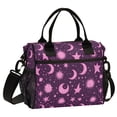 ALAZA Stars Boho Moon Print Cooler Lunch Bag Insulated Reusable Lunch ...