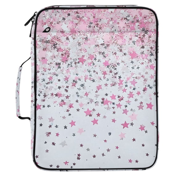 ALAZA Stars Falling Pattern Expanding Accordion File Folder 3 Ring ...