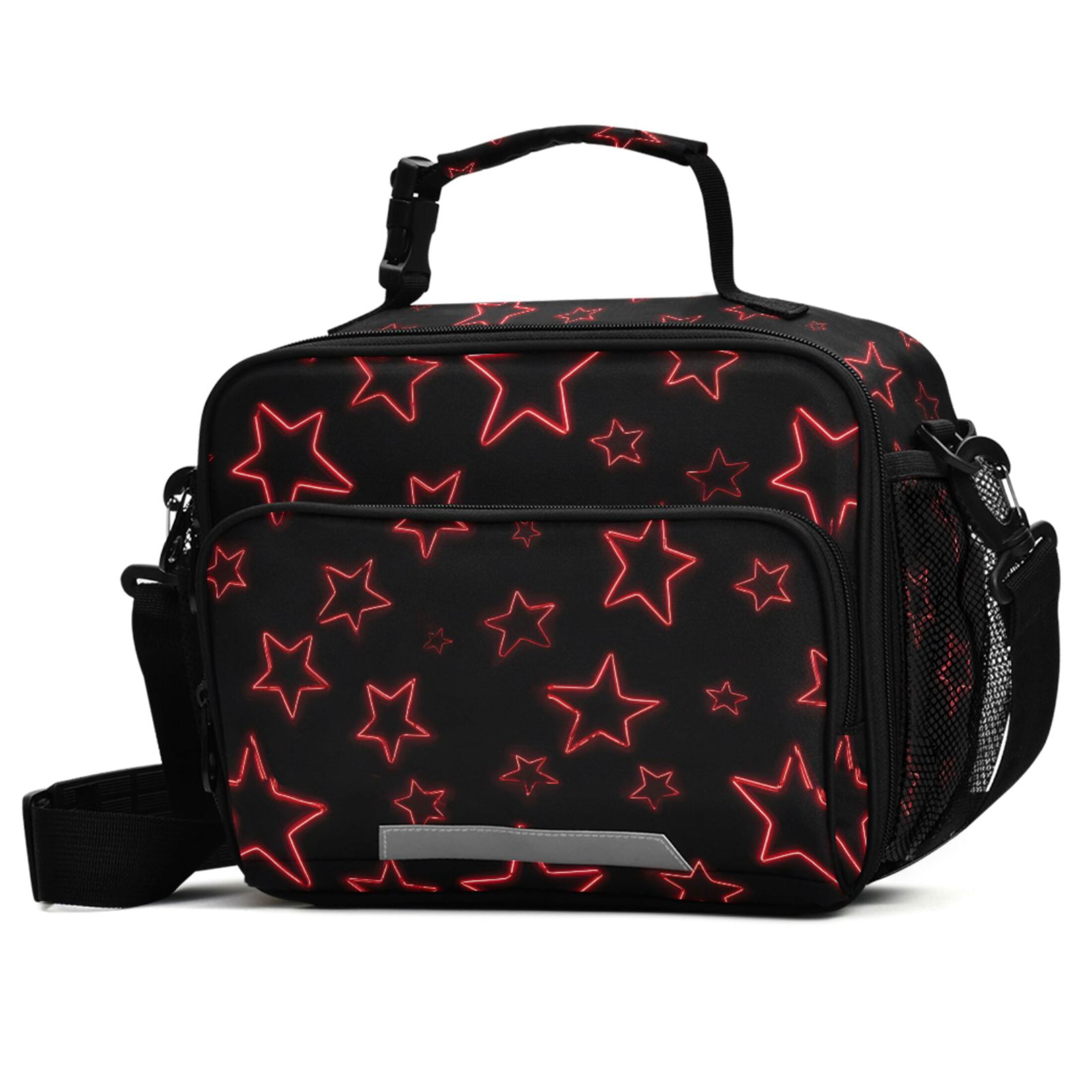 ALAZA Stars Lunch Box Insulated Cooler Bag Reusable Tote Bags with ...