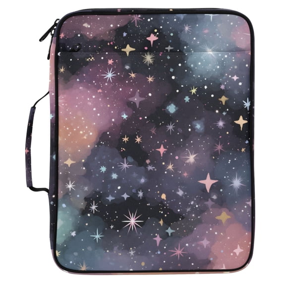 ALAZA Stars Starry Pattern Expanding Accordion File Folder 3 Ring ...