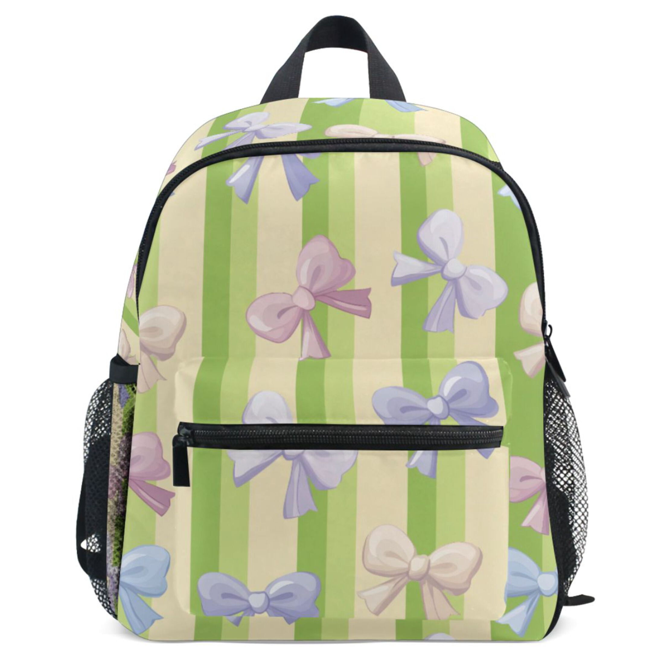 ALAZA Striped Bows Pattern School Backpack Student Bookbag Mini Bag ...