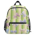 ALAZA Striped Bows Pattern School Backpack Student Bookbag Mini Bag ...