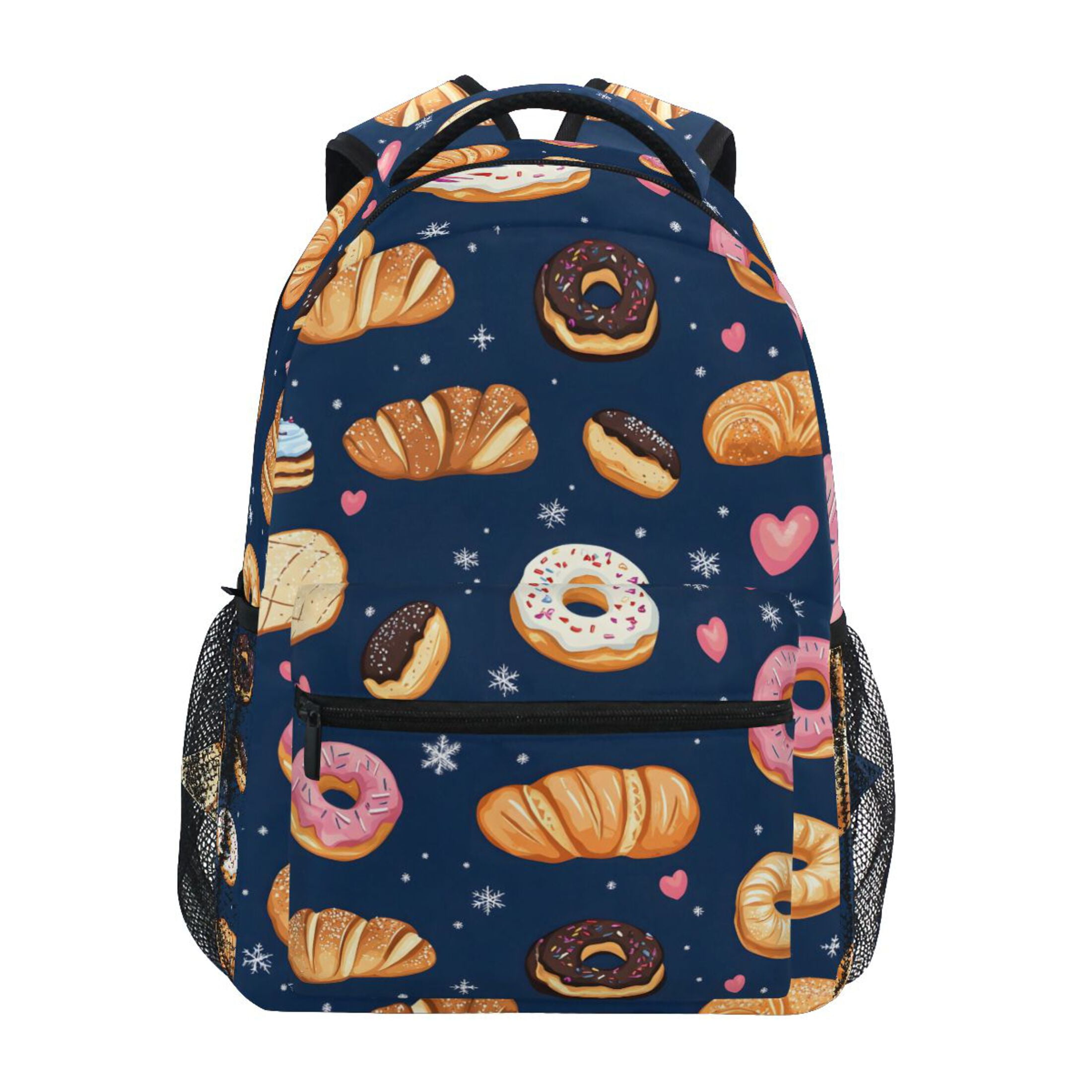 ALAZA Stylish Backpack Delicious Bread Elementary Bookbag Personalized ...