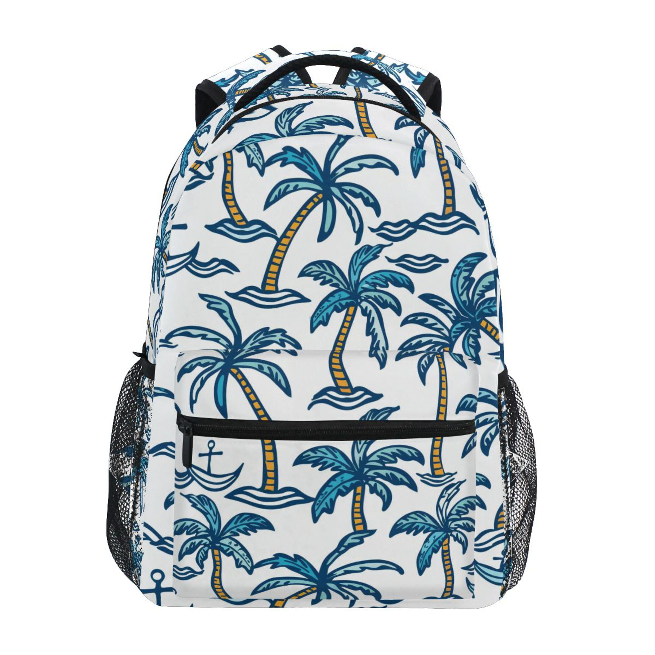 ALAZA Stylish Backpack Palm Trees and Spear Elementary Bookbag ...