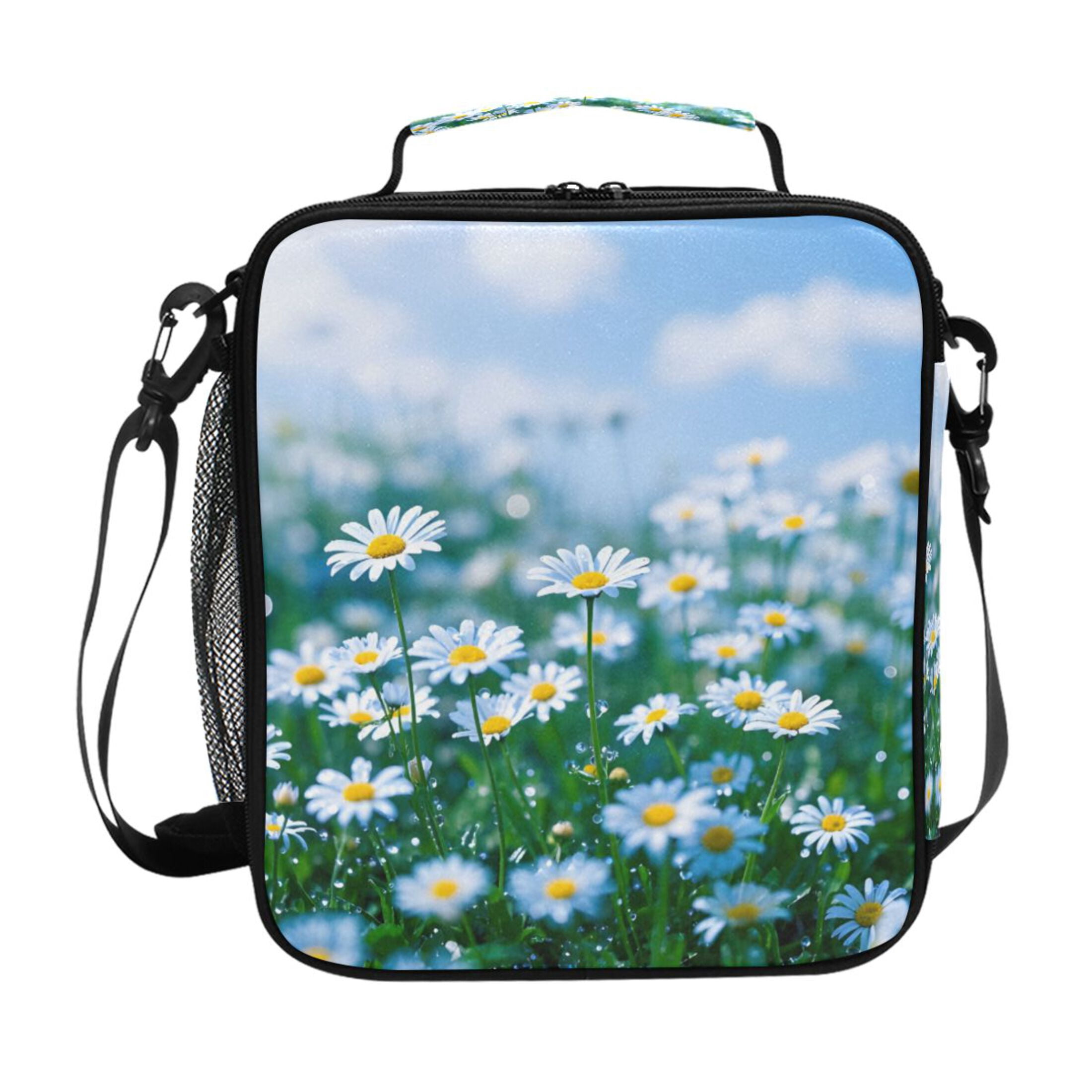 ALAZA Summer Daisy Flower-a1 Lunch Box Insulated Lunch Bag Reusable ...