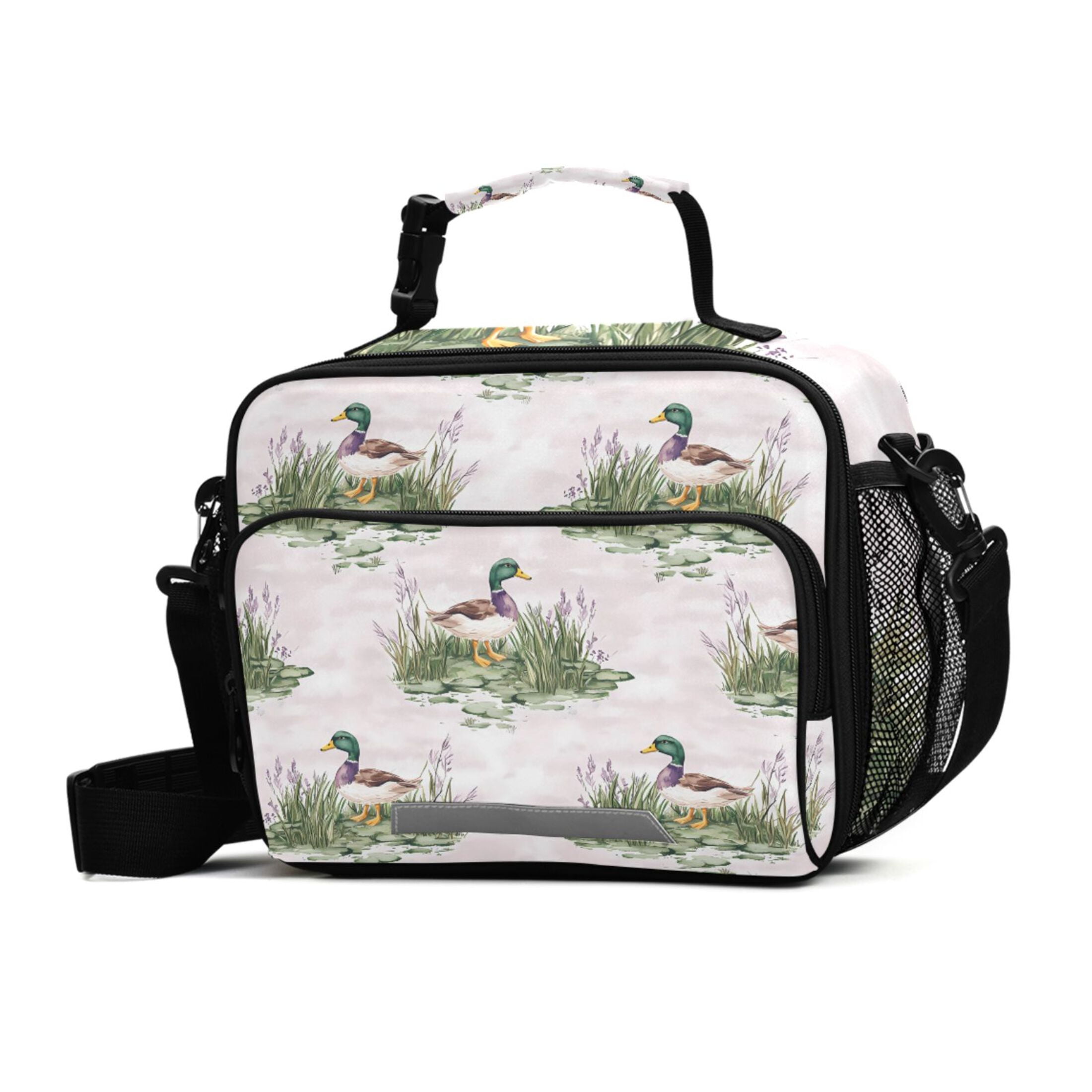 ALAZA Summer Ducks Lunch Box Insulated Cooler Bag Reusable Tote Bags ...