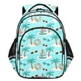 ALAZA Summer Palm Tree School Backpack Elementary Bag Student Bookbag ...