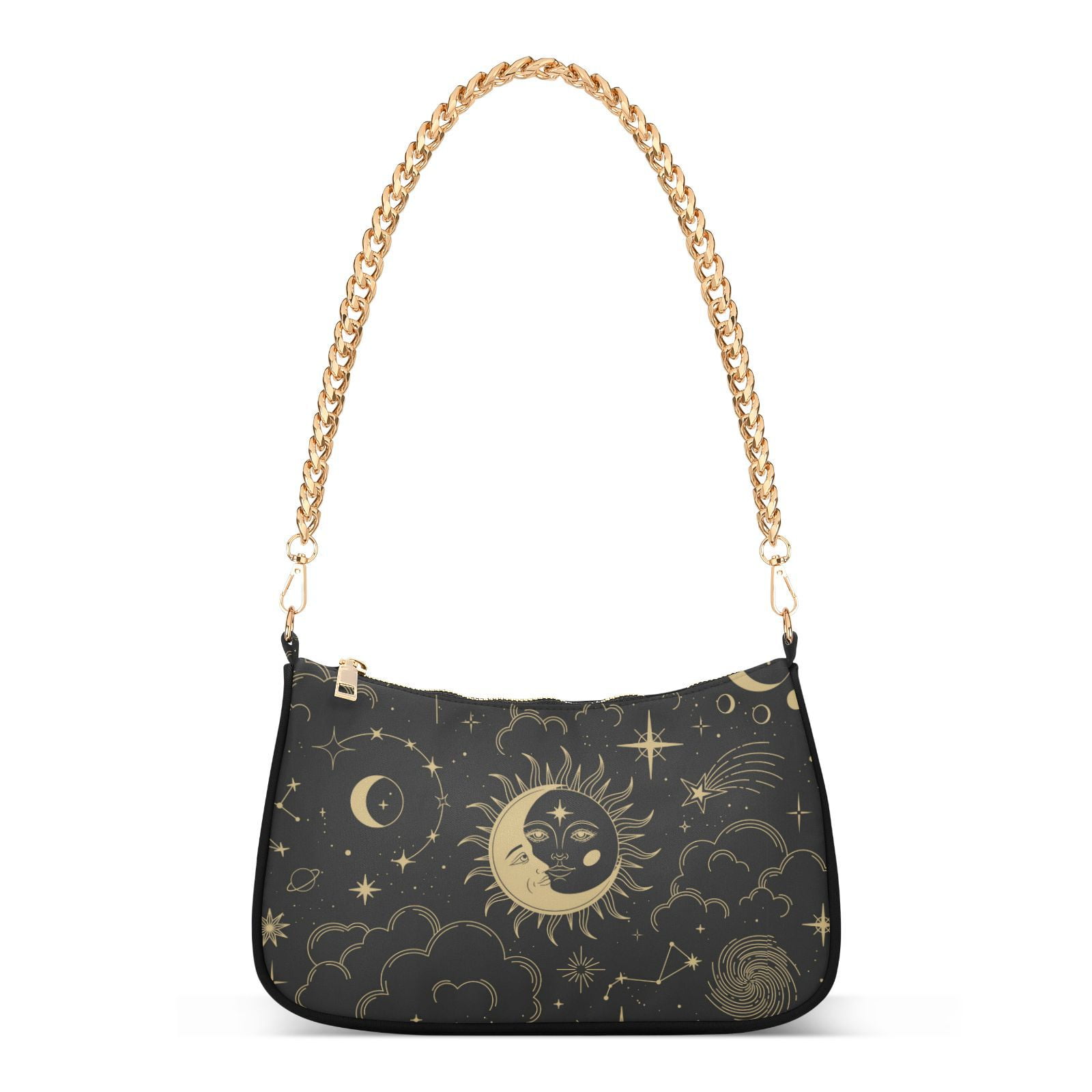 ALAZA Sun Moon Stars Constellations Witchery Shoulder Bag Purse for ...