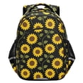 ALAZA Sunflowers Art School Backpack Elementary Bag Student Bookbag ...