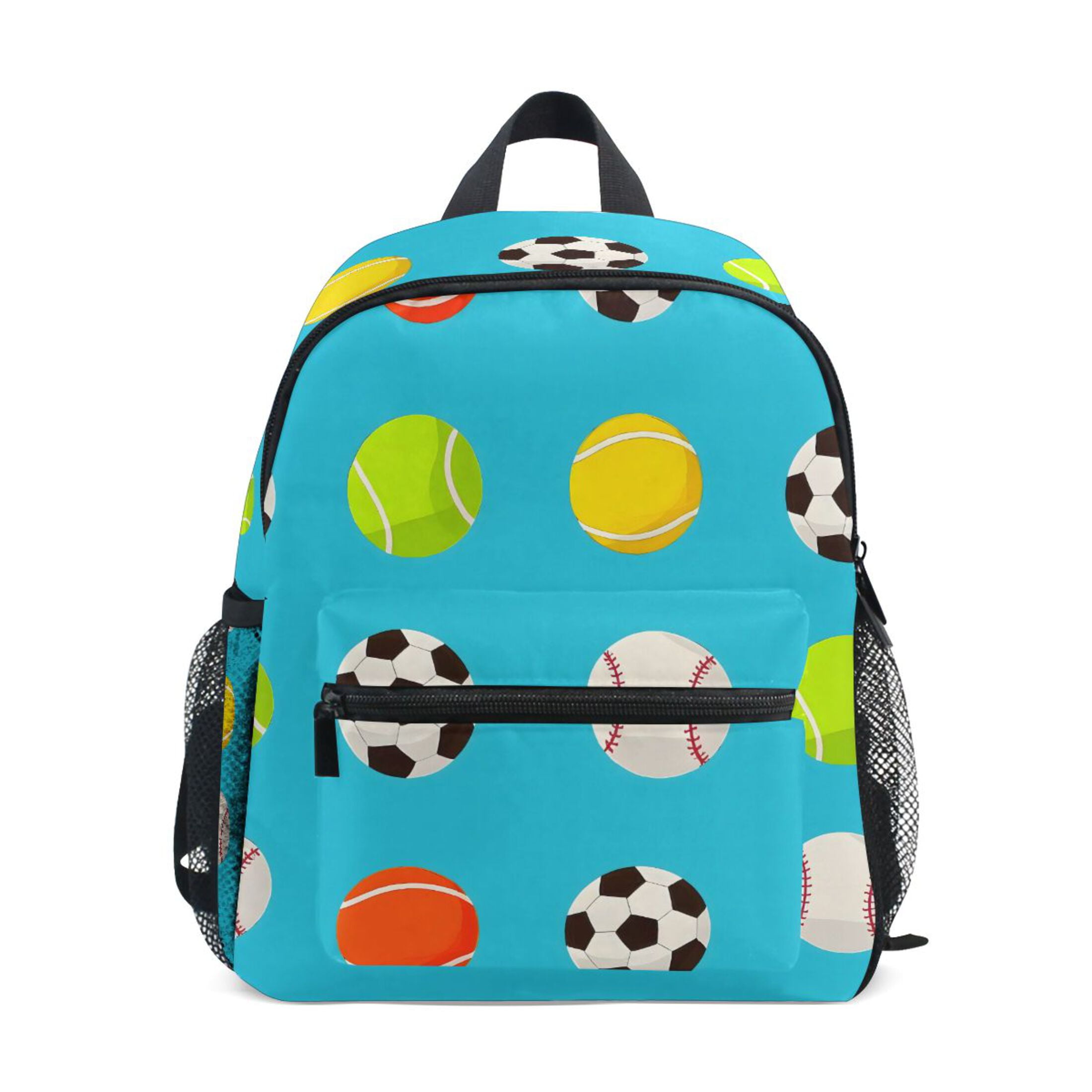 ALAZA Tennis Balls Footballs School Backpack Small Bookbag Mini Bags ...
