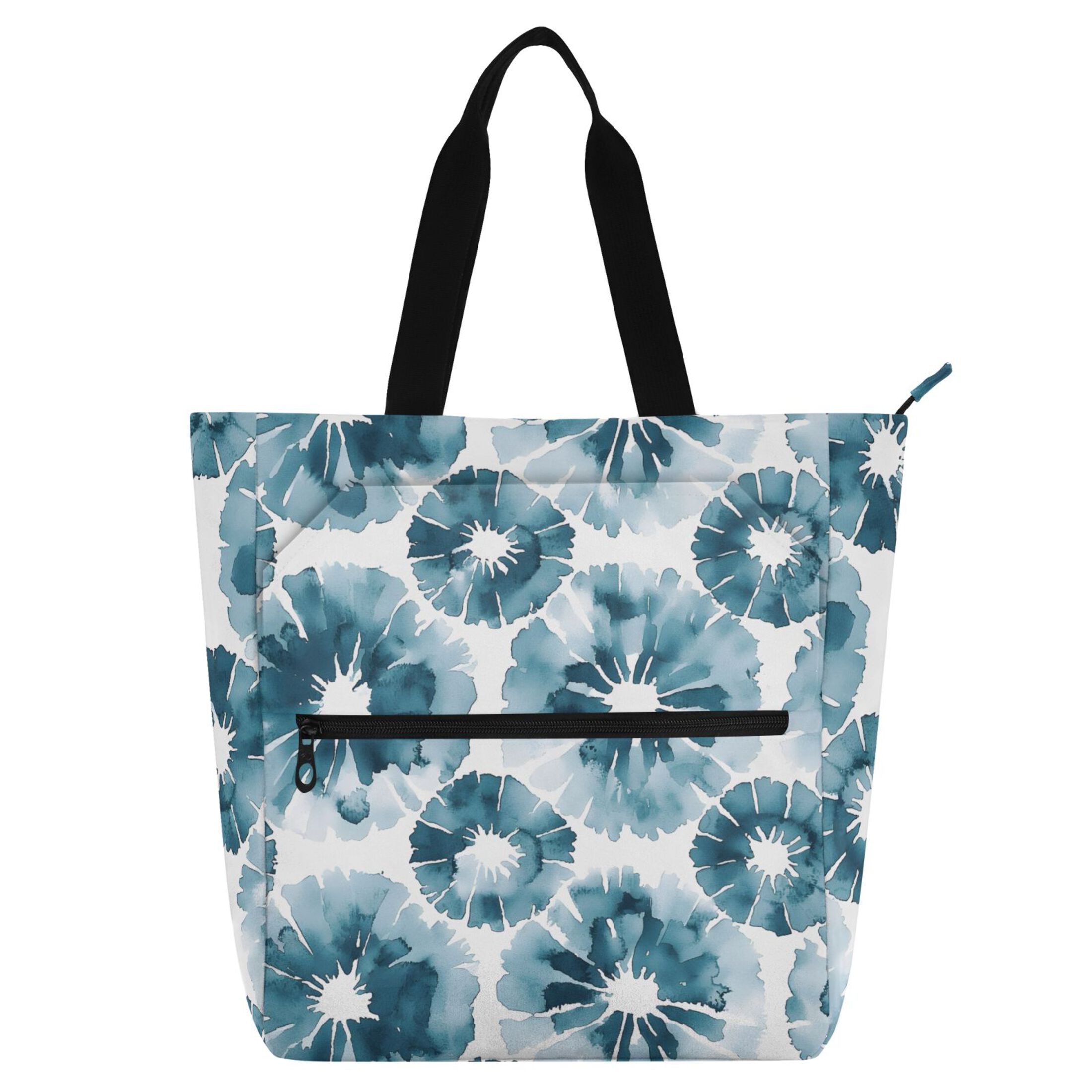ALAZA Tie Dye Blue School Book Bag Kids Tote Bags Handbag - Walmart.com