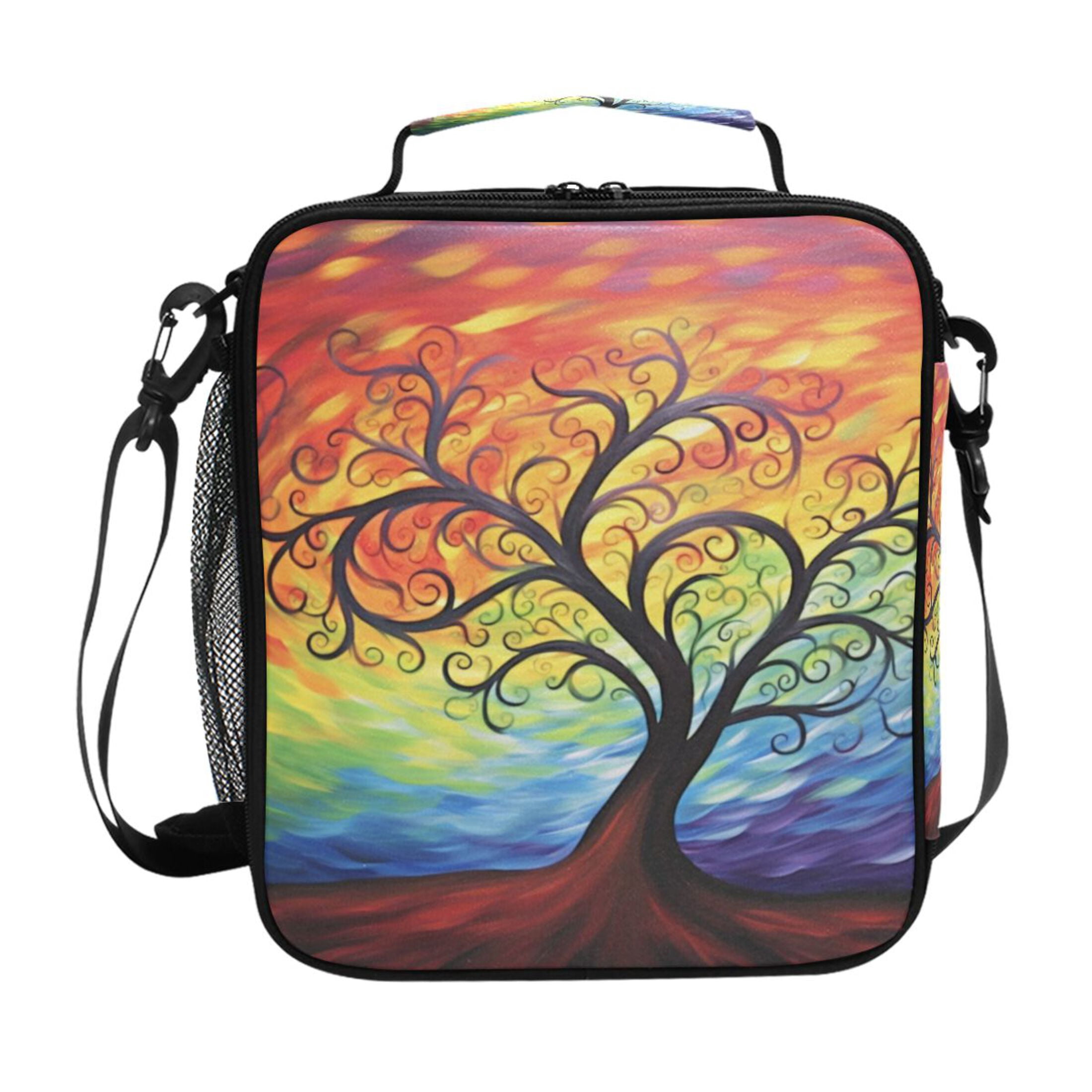 ALAZA Tree Lunch Box Insulated Lunch Bag Reusable Thermal Cooler Tote ...