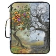 ALAZA Trees Art Pattern Expanding Accordion File Folder 3 Ring Zipper ...