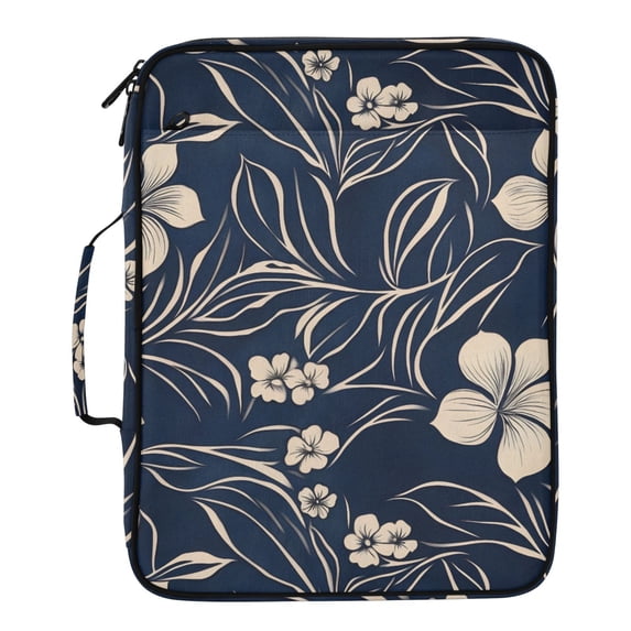 ALAZA Tropical Flower-d3 Pattern Expanding Accordion File Folder 3 Ring ...